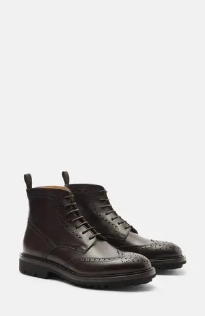 Scarosso Lace Boots For Men