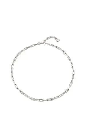UNODE50 Mini Linkline Charm Necklace - Silver