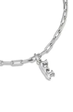 UNODE50 Mini Linkline Charm Necklace - Silver
