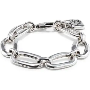 UNODE50 Oval Link Bracelet - Silver