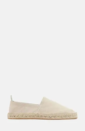 SCAROSSO Suede Espadrilles With Rope Sole - Raw - Suede
