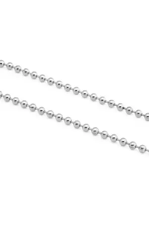 UNODE50 Pulse Bead Chain Necklace - Silver