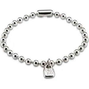 UNODE50 Beaded Charm Bracelet - Silver