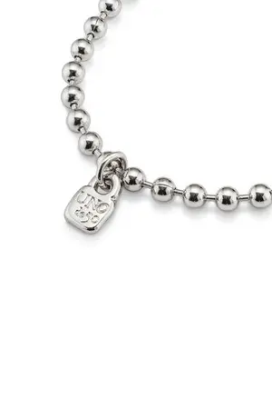 UNODE50 Beaded Charm Bracelet - Silver