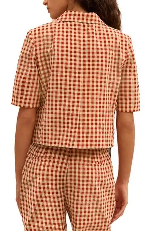 NEXT Gingham Button-up Shirt
