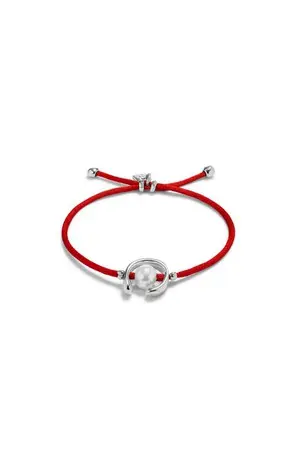 UNODE50 Sterling -plated Bracelet With Pearl - Silver
