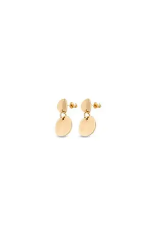 UNODE50 18k-plated Hinged Earrings