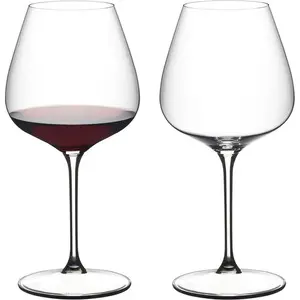 RIEDEL Grape@ Pinot Noir / Nebbiolo/ Aperitivo Glass, Set Of 2 - Clear
