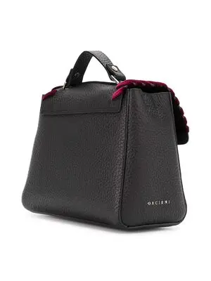 Orciani Shoulder Bag With Velvet Stitch
