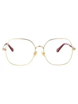 Chloé Optical Gold-gold-transparent