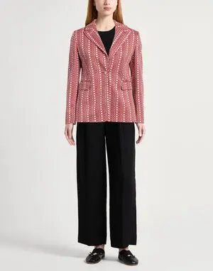 LIU •JO Single-breasted Blazer With Checked Pattern