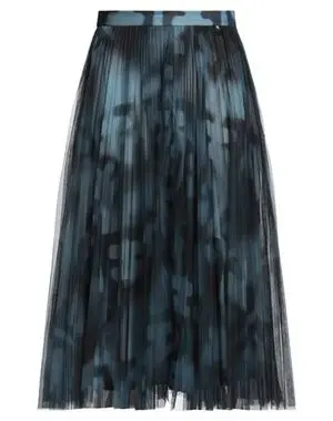 Elisabetta Franchi Midi Pleated Tulle Skirt