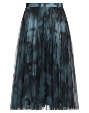 Elisabetta Franchi Midi Pleated Tulle Skirt