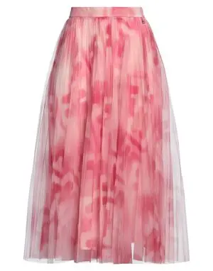 Elisabetta Franchi Midi Pleated Tulle Skirt