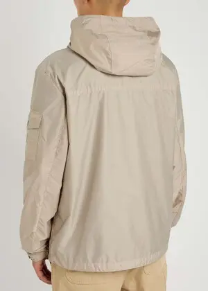 Moncler Etiache Hooded Shell Jacket - Beige