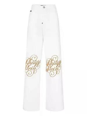 Philipp Plein Wide Leg Jeans For Women