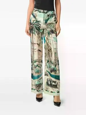 Philipp Plein Silk Trousers