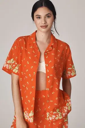 RACHEL ANTONOFF James Printed Shirt Top