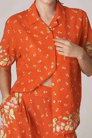 RACHEL ANTONOFF James Printed Shirt Top
