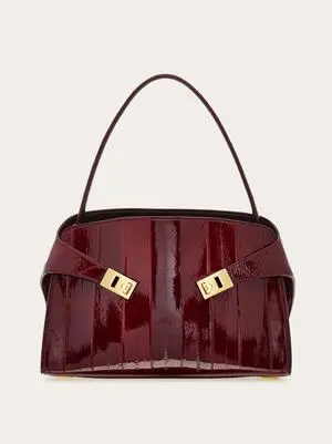 FERRAGAMO Hug Soft Shoulder Bag Violet