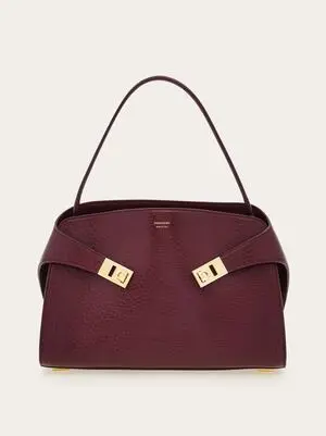 FERRAGAMO Hug Soft Shoulder Bag Violet