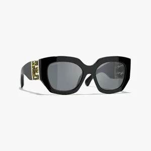 Chanel Butterfly Sunglasses - Black