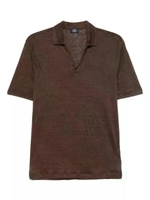 BARBA NAPOLI Linen T-shirt