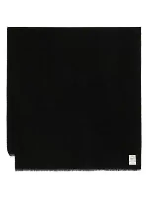 TOTÊME Virgin-wool Scarf - Black