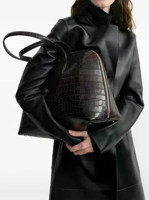 TOTEME Crocodile-embossed Tote