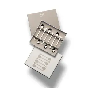 MEPRA Evento Espresso Spoon Set6 Pieces - Silver