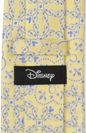 CUFFLINKS, INC. Mickey Mouse Silk Neck Tie - Yellow