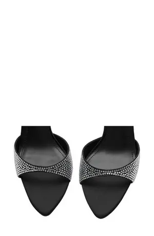 Mango Rhinestone Stiletto Sandals