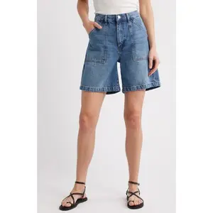 FRAME Utility Denim Shorts