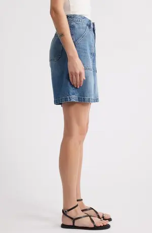 FRAME Utility Denim Shorts