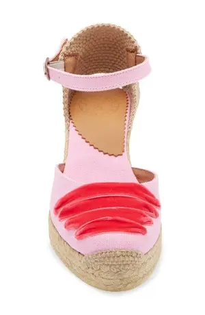 Penelope Chilvers Dali Ankle Strap Espadrille Wedge