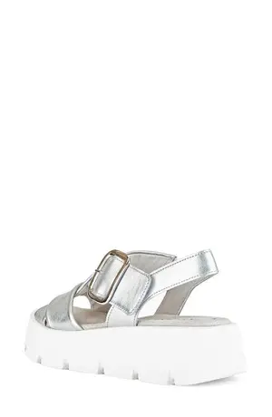 Gabor Crossover Slingback Wedge Sandal