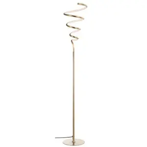 JONATHAN Y Scribble 60.5" Modern Dimmable Metal Integrated Led Floor Lamp
