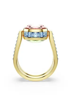 SWAROVSKI Chroma Twist Ring - Pink/ Green/ Blue Multi