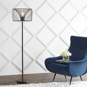 JONATHAN Y Gridley 61" Metal Led Floor Lamp