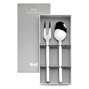 MEPRA Stile Pininfarina Serving Set2 Pieces - Silver