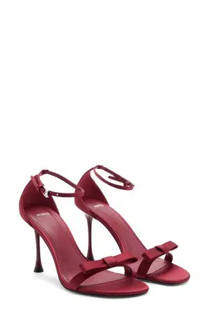 Mango Decorative Bow Ankle Strap Sandal