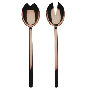 MEPRA Due Salad Serving Set2 Pieces Bronze