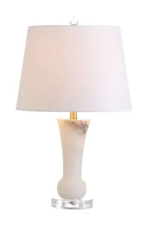 JONATHAN Y Eliza 23" Alabaster Led Table Lamp Alabaster