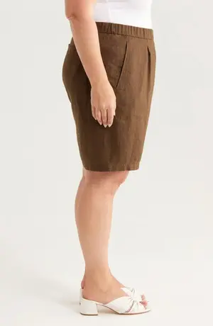 Eileen Fisher Organic Linen Shorts