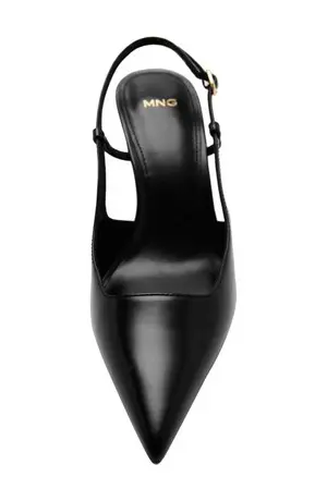 Mango Pointed Toe Slingback Pumps
