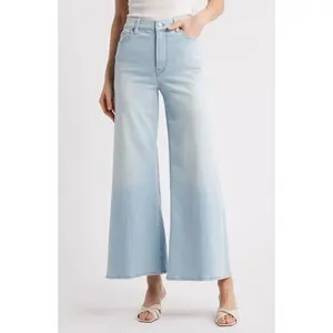 FRAME Le Palazzo High-rise Wide-leg Cropped Jeans