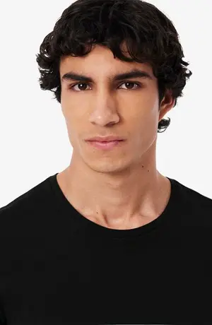 Lacoste 3-pack Cotton Crewneck T-shirts - Black