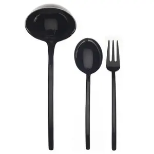 MEPRA Due Serving Set3 Pieces - Black Gold