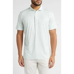 Johnnie-o Mint Julep Performance Golf Polo White