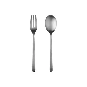 MEPRA Linea Serving Set2 Pieces - Ice Silver